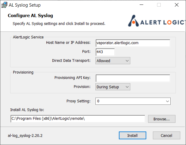 Install the Remote Collector for Windows