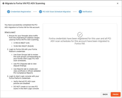 Migrate to Fortra VM for PCI ASV Scanning